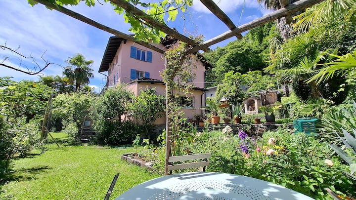Charmante Wohnung Mit Terrasse Und Garten - Locarno