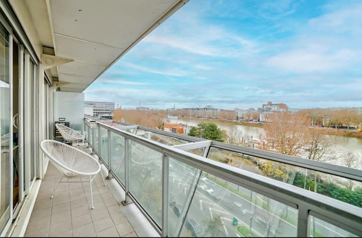 Elegant Appartement Vue Panoramique Sur La Seine - Asnières-sur-Seine