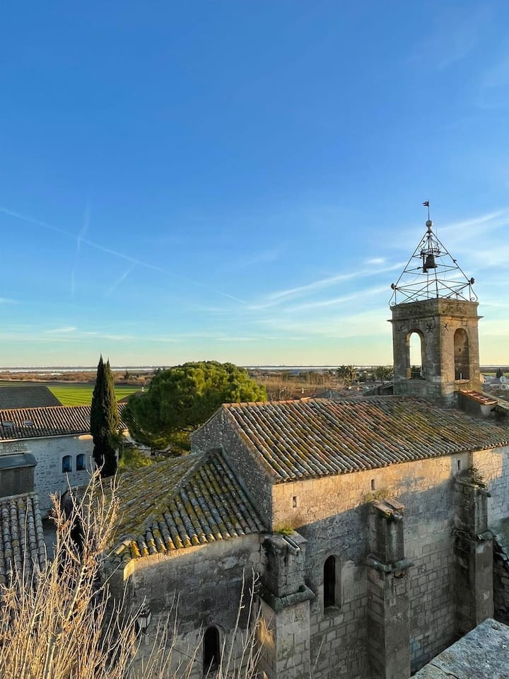 Appart 6 Pers Dans Château - Clim, Tourelle Privée - Lunel