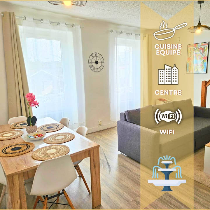 [Nid Landais] Centre - Cure - Confort - Spacieux - Dax