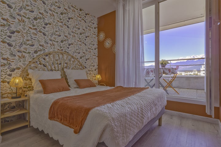 Charmant T2, Balcon, Parking Gratuit & Clim - Grenoble