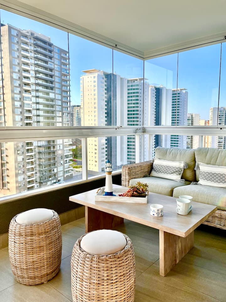 Exclusivo 3d/2b En Concón | Spa, Piscina Y Terraza - Concón