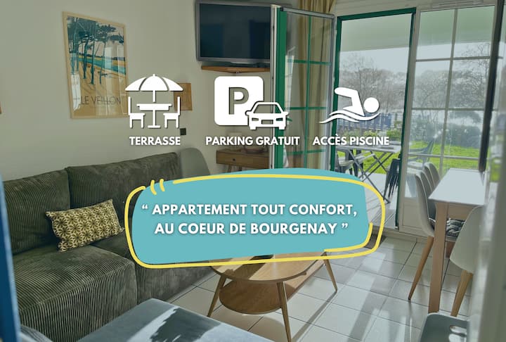 L'appart Du Lac - 2/5p - Parking - Accès Piscine - Talmont-Saint-Hilaire