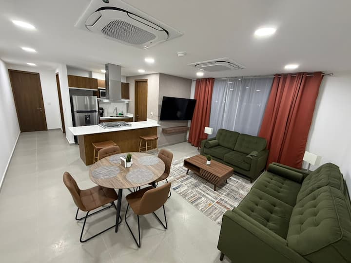 Moderno Dpto./ 5 Min Apto./ Wifi Ideal Home Office - Hermosillo