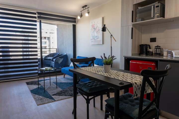 2 Aires Acondicionados, Tranquilo, Cercano A Malls - Macul