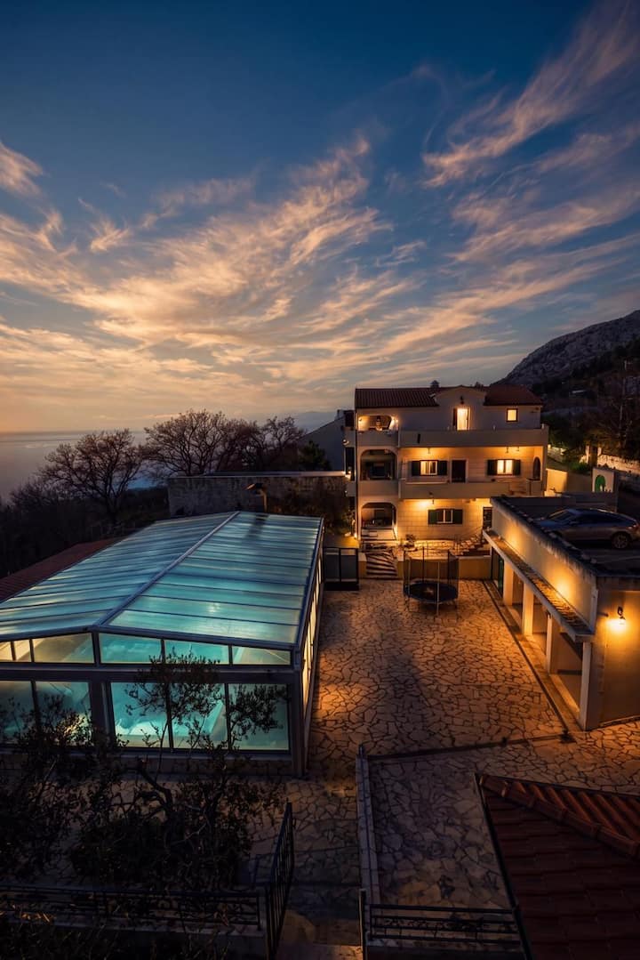 Villa Verde Dalmatia 2 · Covered Pool · Sea View - Omiš