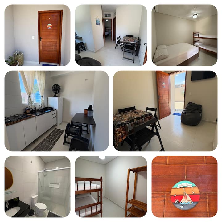 Apartamento 2 (Pousada Tô Na Praia) - Guaratuba