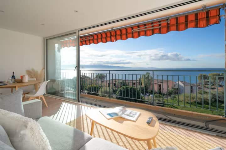 Vue Exceptionnelle Sur La Plage De Marinella T1 - Ajaccio