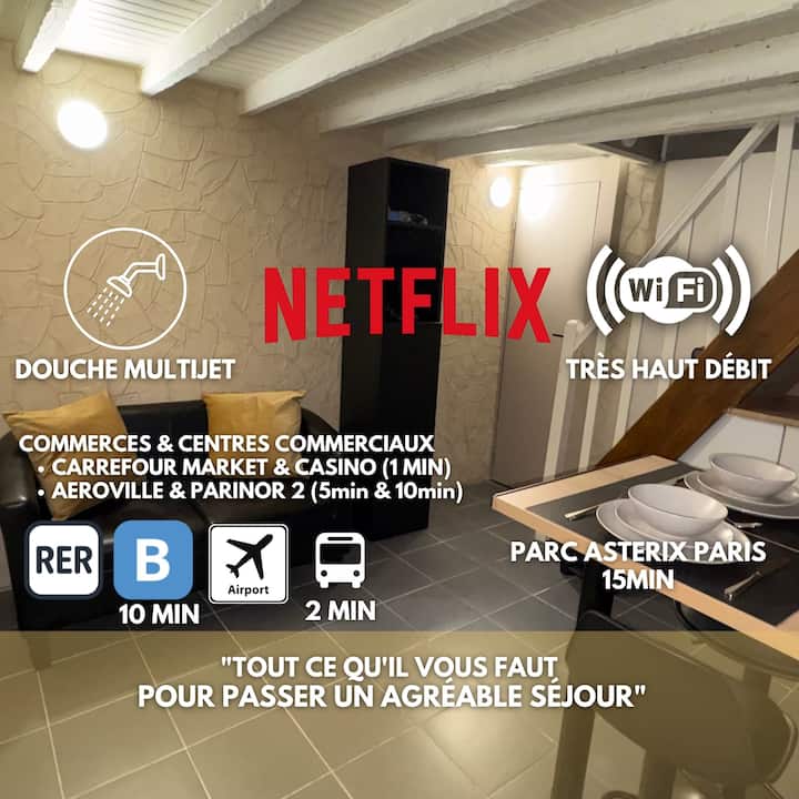 Maison Studio Mezzanine Cdg (10 Min) - Roissy-en-France