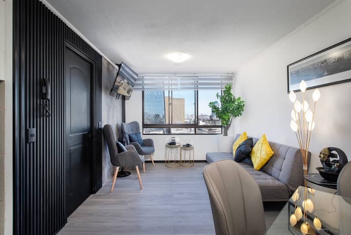Lastarria Premium | Vista + Smart Tv | 3 Huéspedes - Santiago, Chile