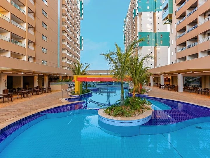 Apto Resort Frente Ao Thermas Dos Laranjais - Olímpia