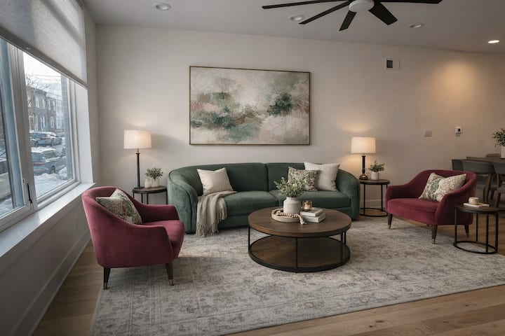 Newly Built Modern Luxury Cityview House 4br/3ba - Filadelfia