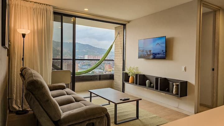 Minimalist Design Apto | 4pax | Práctico Y Central - Sabaneta