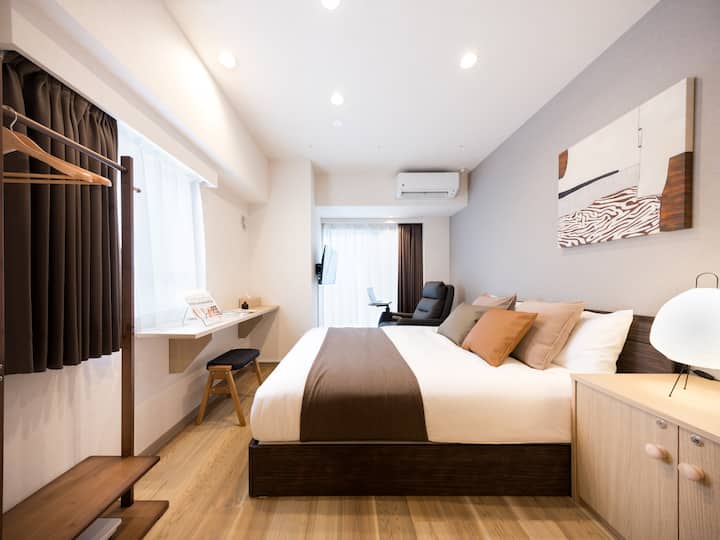 Rare Hidden Gem: Queen Bed | Walk To Tokyo Tower - Hamamatsuchō Station