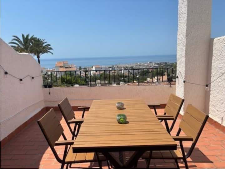 Apartamento Con Encanto E Increíbles Vistas Al Mar - Frigiliana