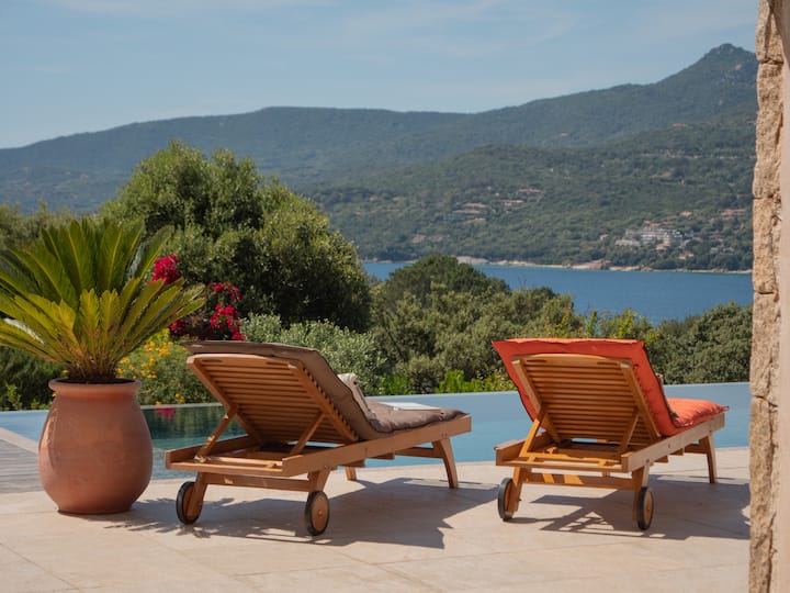 Villa De Prestige & Infinity Pool - Vue Mer - Propriano