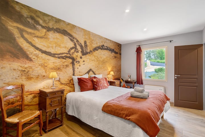 Chambre Lascaux - 4 Personnes - Le Bugue