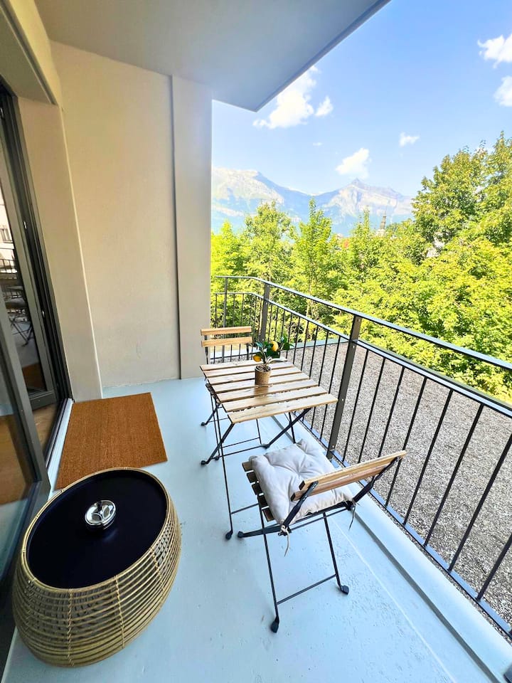 Mountain Views In 1br Flat At St. Gervais - Les Houches