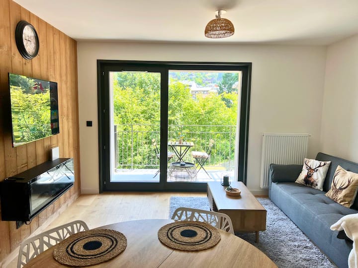 Mountain Views In 1br Flat At St. Gervais - Les Houches
