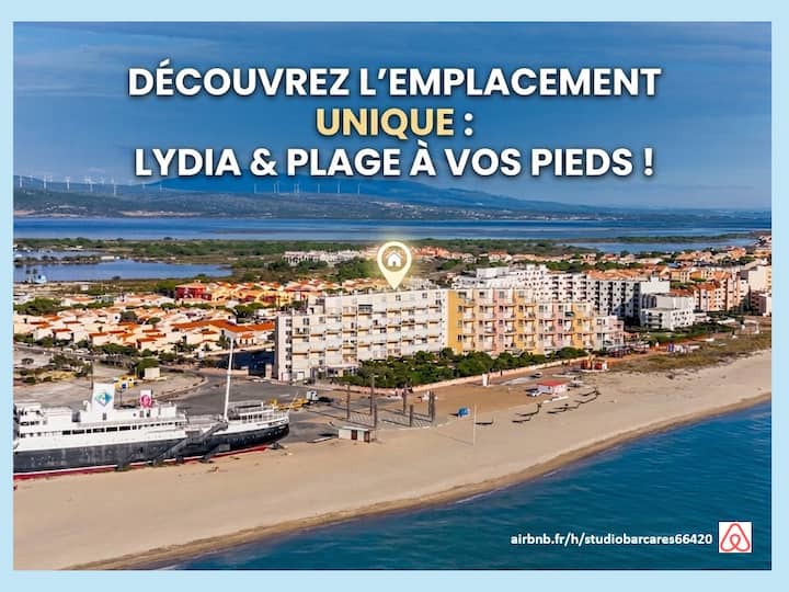 Studio Avec Balcon – Plage à 50 M – Tout Inclus ! - Le Barcarès