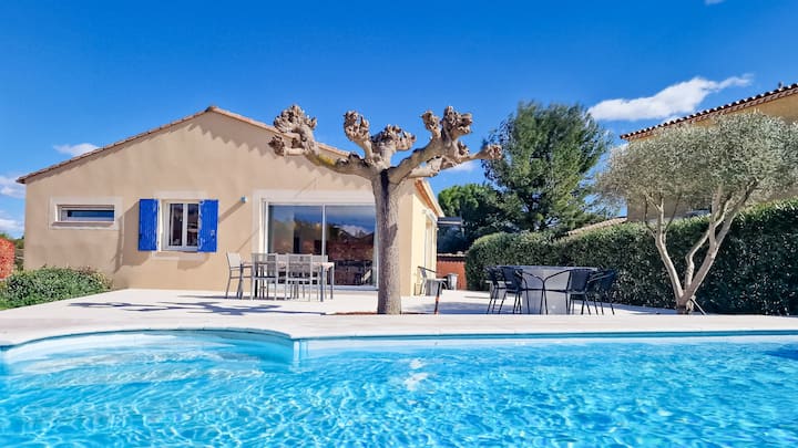 Villa Ana *Piscine *Clim*terrasse*30min De La Mer - Lunel