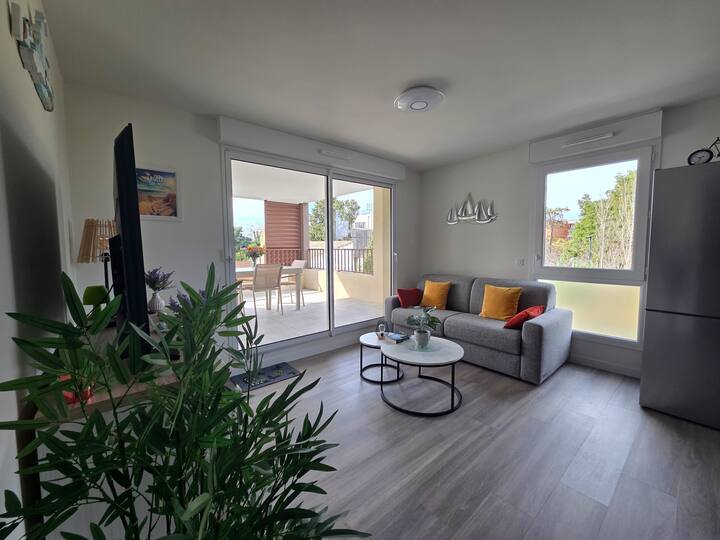 T3 Neuf • Grande Terrasse • Clim • Parking - Argelès-sur-Mer