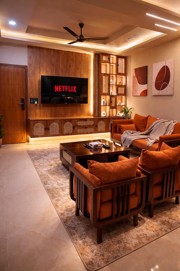 House Of Cane — Cozy Luxury 2bhk - Ghaziabad