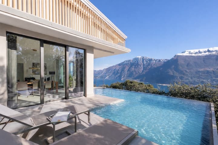 Villa Incanto: Lusso Con Piscina Panoramica - Malcesine