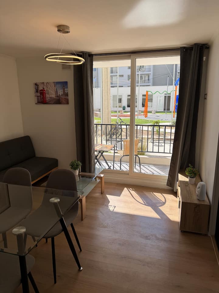 Departamento 1d/1b Cerca Hospital. Estacionamiento - Rancagua