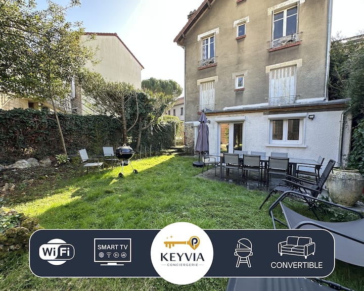 Charmant Appartement Avec Jardin Et Terrasse - Chaville