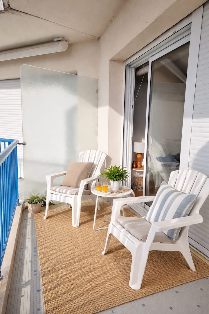 Appartement Cocooning Avec Balcon Vue Mer - Saint-Michel-Chef-Chef