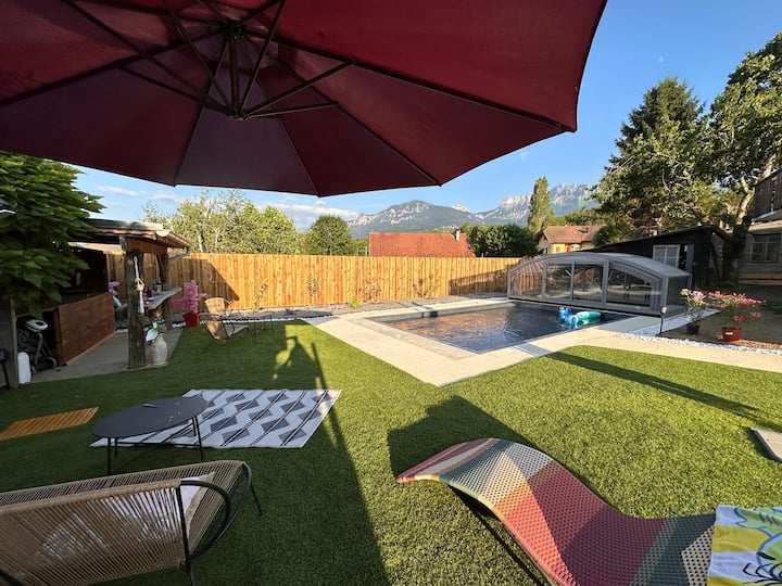 Chalet Prestige Avec Piscine Et Spa - Vue Montagne - La Roche-sur-Foron