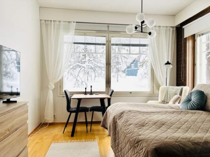 Compact And Cozy Apartment In Saariselkä Center - Inari