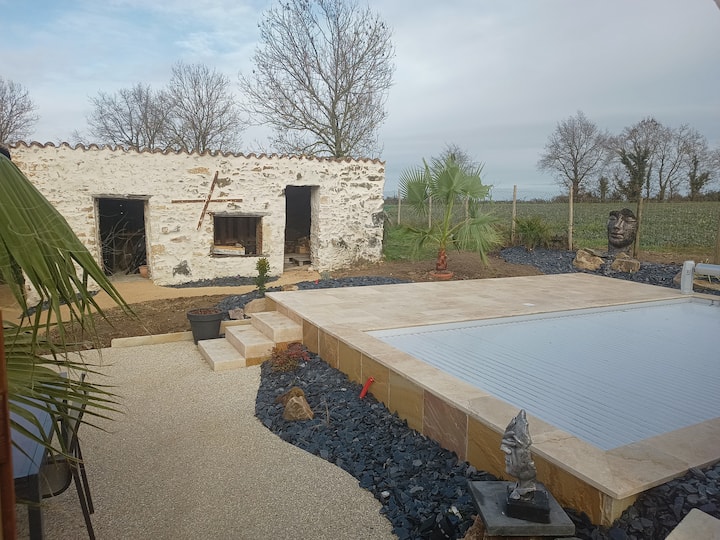 Gîte 1 à 4 Pers. Clim, Piscine, 30mn Puy Du Fou. - Chantonnay