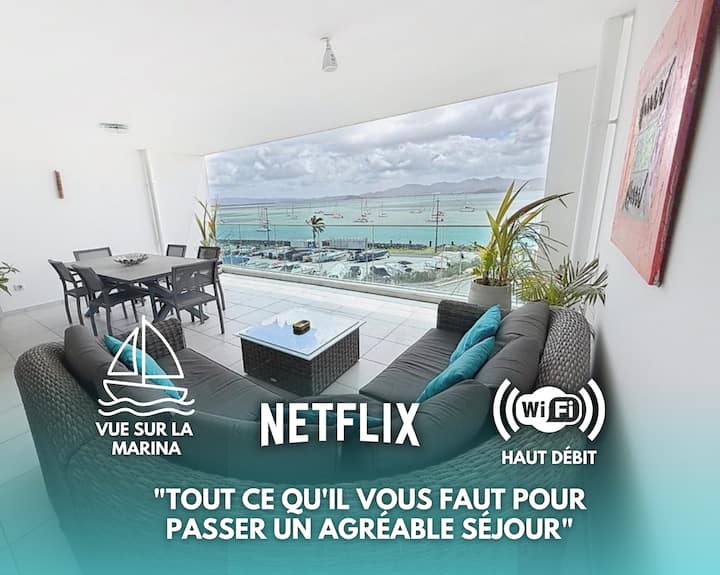 L'escale Bleue | Vue Mer | Parking | By Grand Palm - Fort-de-France