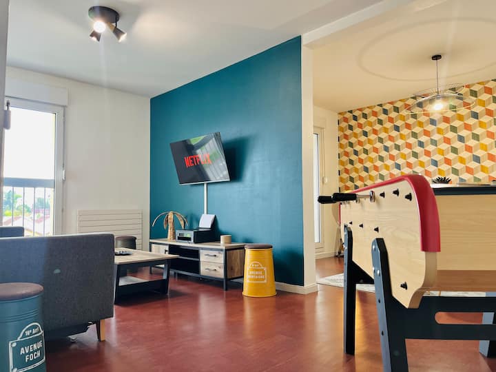 Appartement Spacieux Avec Babyfoot - Épinal