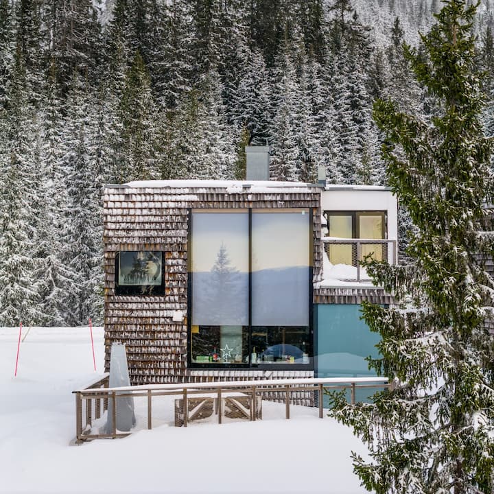 Arkitekttegnet Mikrohytte Med Panoramautsikt - Norvège