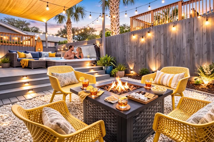 Hot Tub Retreat | Walk To Beach | Monthly Discount - Galveston, TX