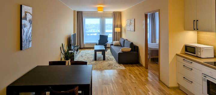 Merevaate Ja Saunaga Korter Neljale Südalinnas - Tallinn