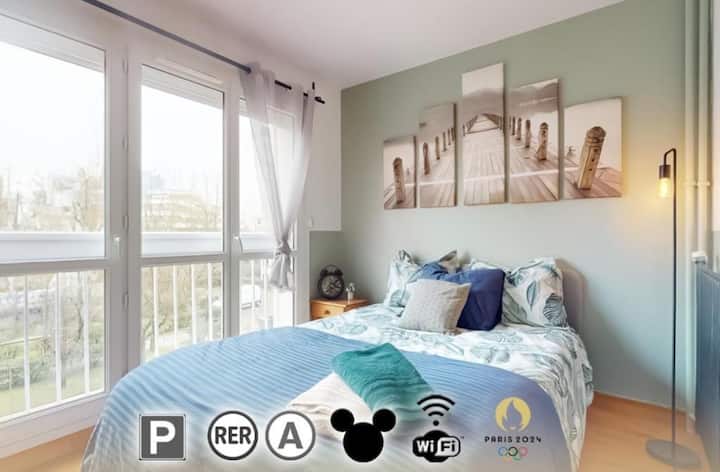 T3 Cosy Gare Rer A 15 Paris 20 Disney - Noisy-le-Grand