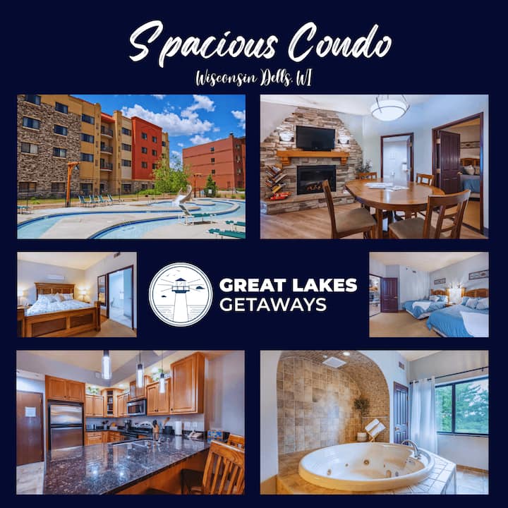 Spacious Condo At Chula Vista Resort-pet Friendly! - Wisconsin Dells, WI
