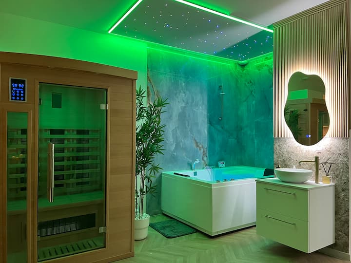 L'île D'andromède : Suite Spa & Design Sensoriel - Sarcelles