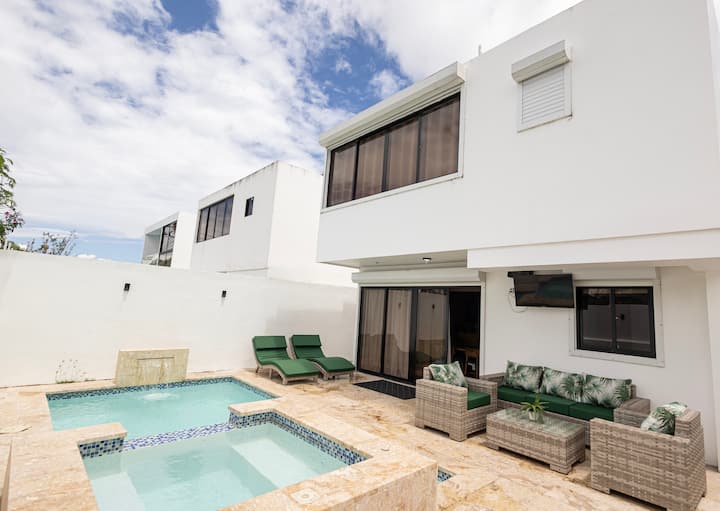 Villa Punta Cana | Piscina & Jacuzzi Privado | 3br - Punta Cana