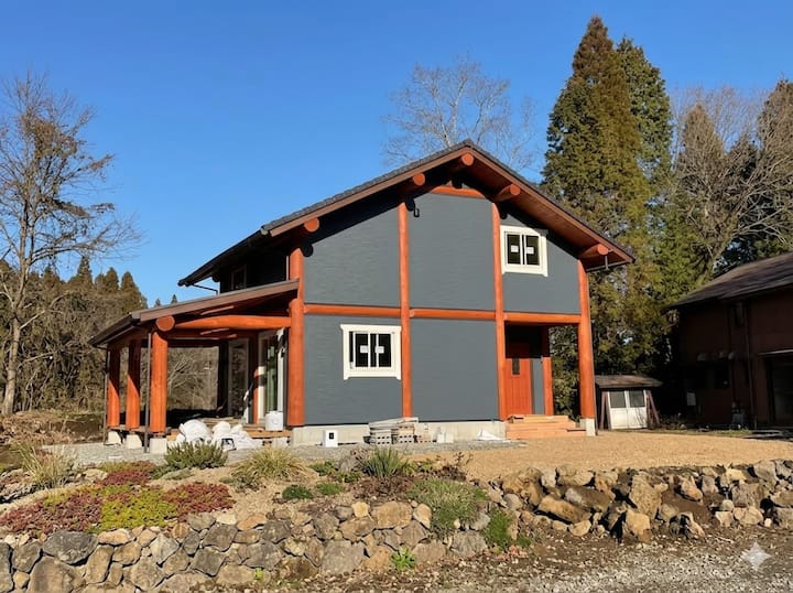 Villa Aso Otohime/新築一棟貸しヴィラ/1日1組限定/最大9名/阿蘇・乙姫 - Kurokawa