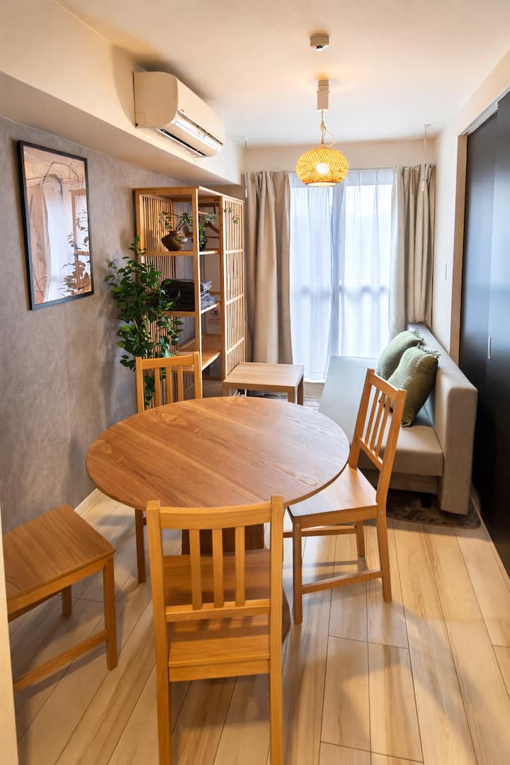 亀有駅7分/japandi/最大5名/大手町直通23分/上野20分/tdr40分/桜並木/#102 - 草加市