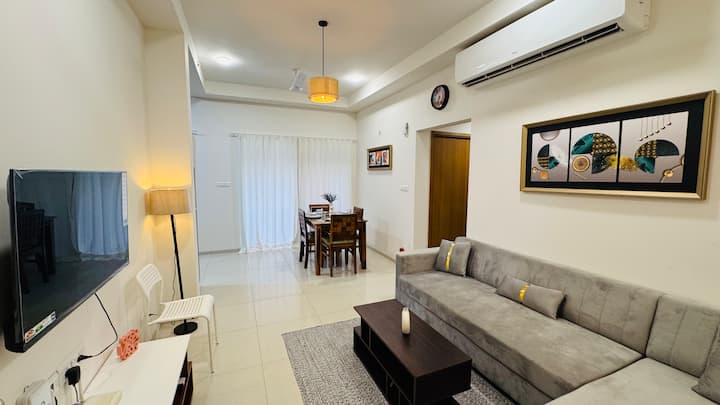 Cozy 2 Bhk Apartment In Gift City Like Home - Gandhinagar