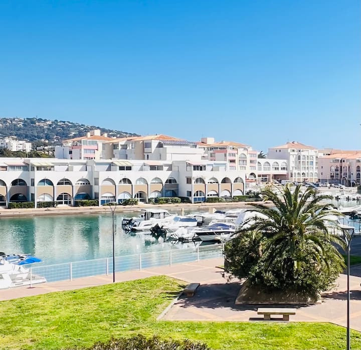 Sète T2 Vue Marina, Loggia & Parking Privé - Sète
