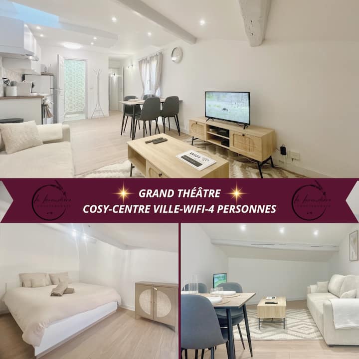 Grand Théâtre - Cosy | Centre-ville | 4 Personnes - Miramas