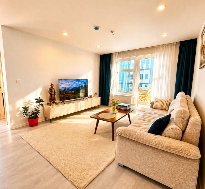 Modern Very New Apartment- 1.5 Km From City Center - Mongolia