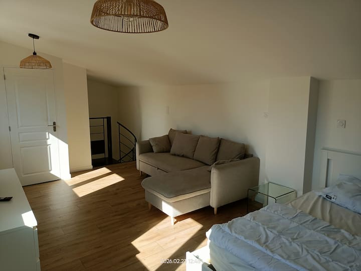 Logement Entier 50m² • Clim • Parking • 2-4 Pers - Aubagne